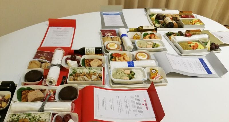 Air France Pre Order Meals Review- Economy Class.. Inflight Feed