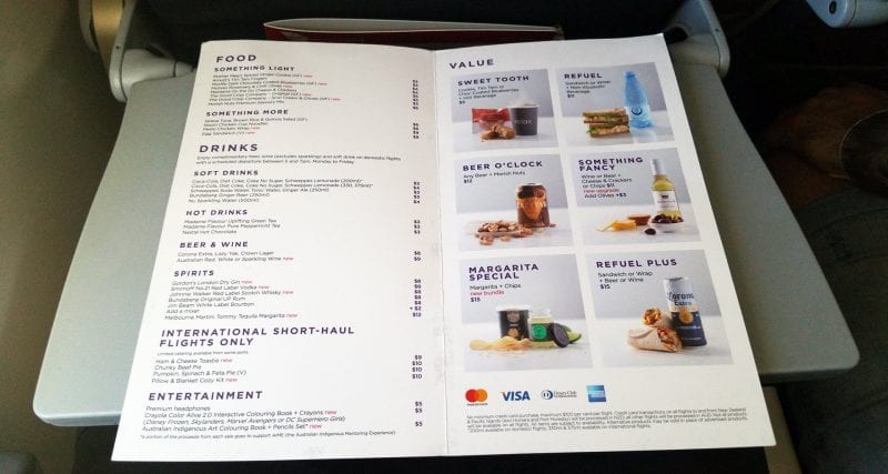 Virgin Australia Inflight Meal Review - Inflight Feed