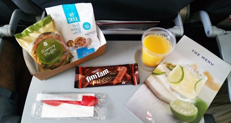 Virgin Australia Inflight Meal Review - Inflight Feed