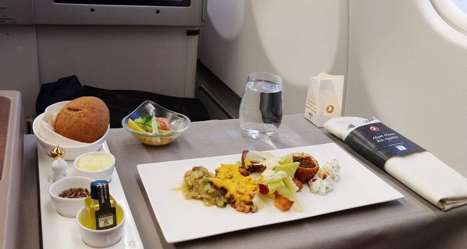 Turkish Airlines Business Class Meals | Inflight Feed