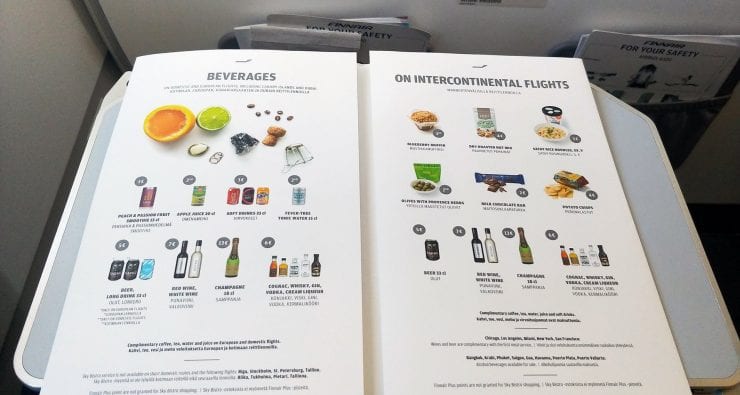 Finnair.beveragemenu | Inflight Feed