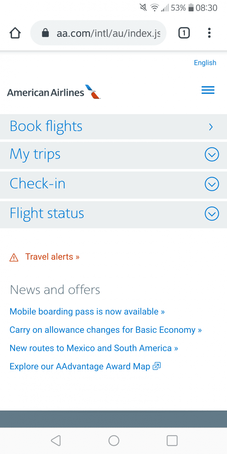 Aa.main.screen | Inflight Feed