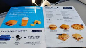 Air Transat Food Review 2025: Bistro Worth €15 Extra?