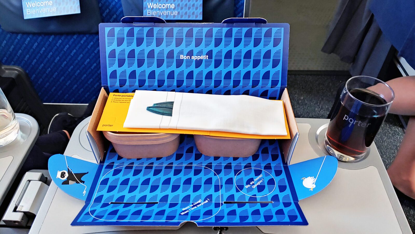 Porter Airlines Meals 2025: Inflight Meal Guide