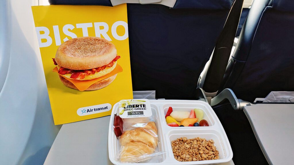Air Transat Food Review 2025: Bistro Worth €15 Extra?