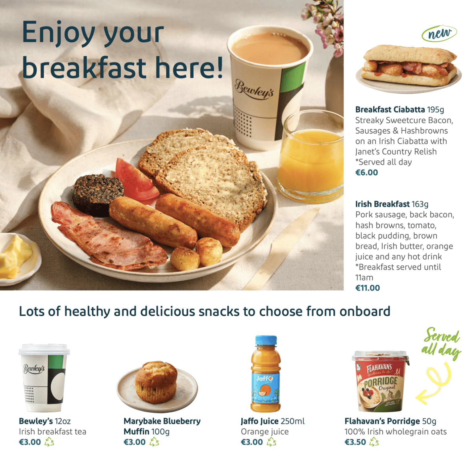 Aer Lingus Meals 2025: Inflight Meal Guide.