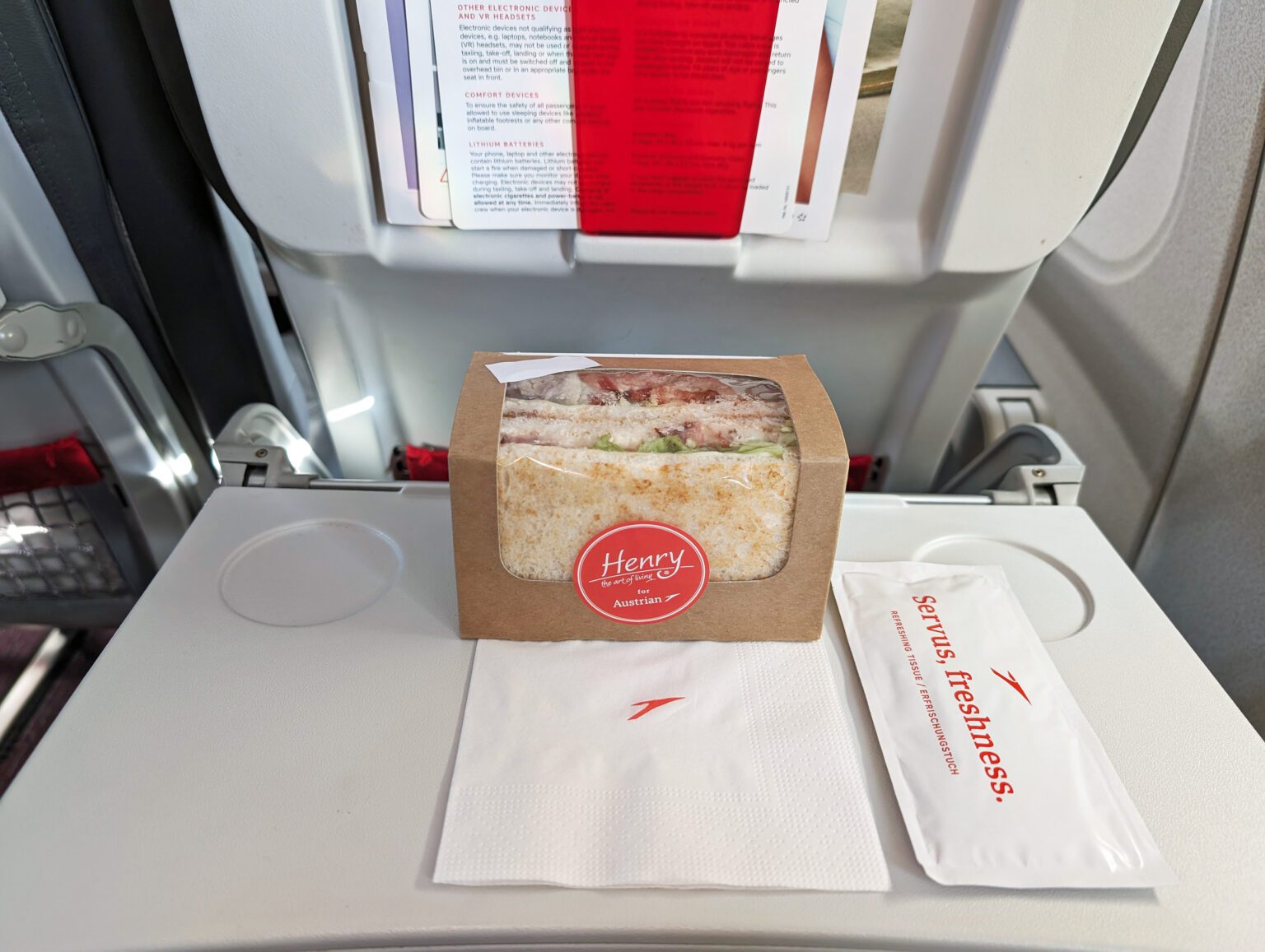 Austrian Airlines Food Review - Short & Long Haul