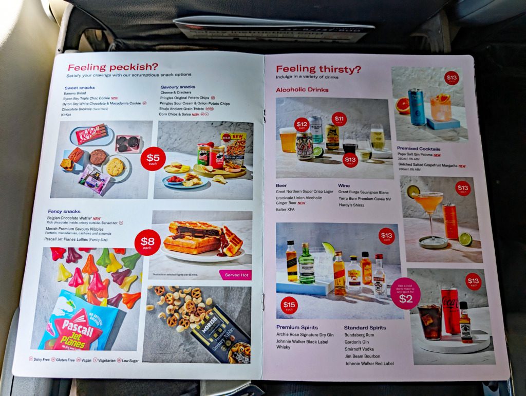 Virgin Australia Food Review 2025: New Summer Menu Changes